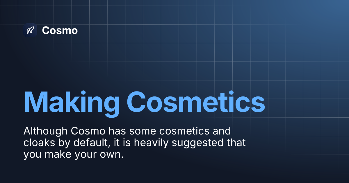 Making Cosmetics | Cosmo